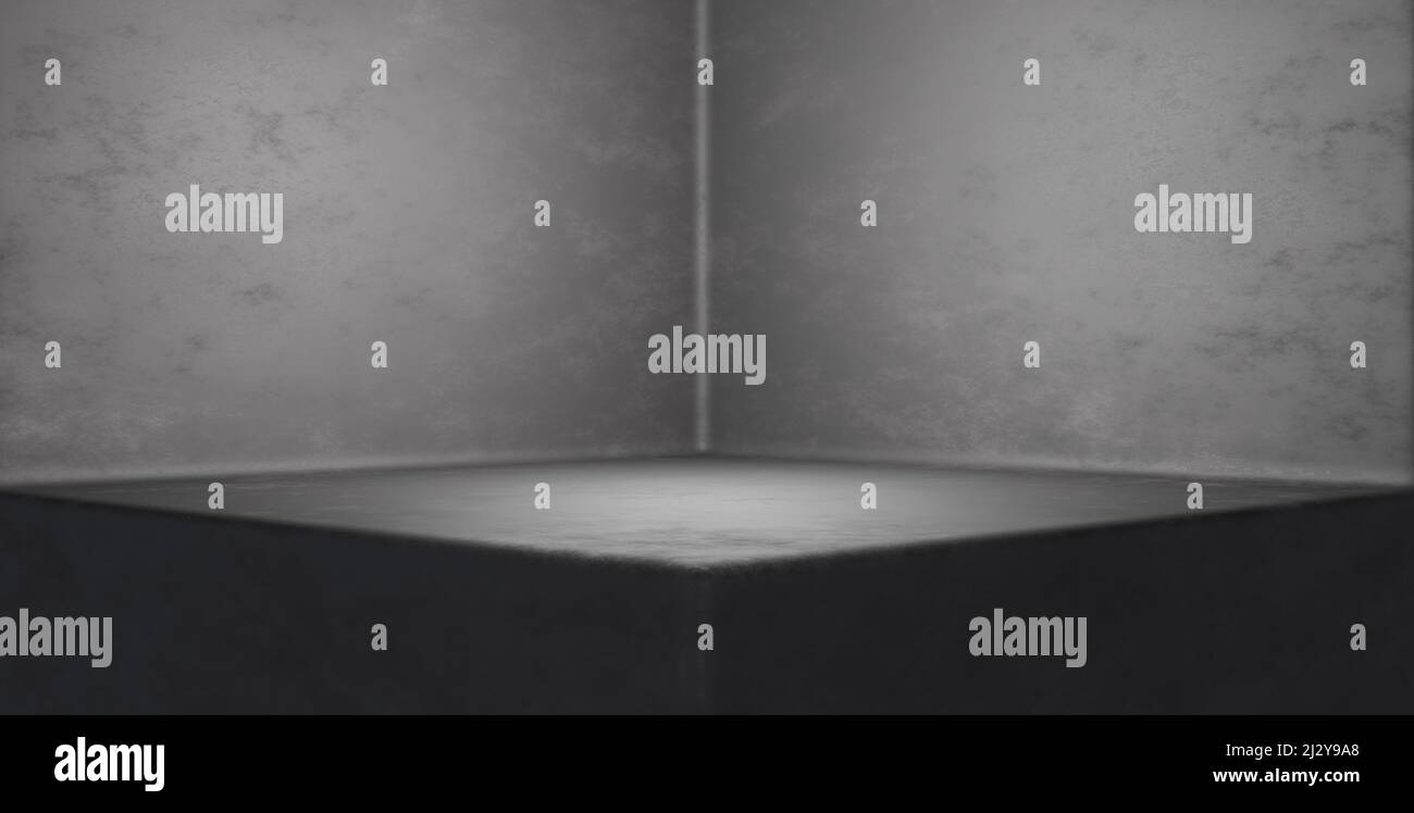 Cool Platform Podium Pedestal Display Dark Light Grey Abstract Display ...