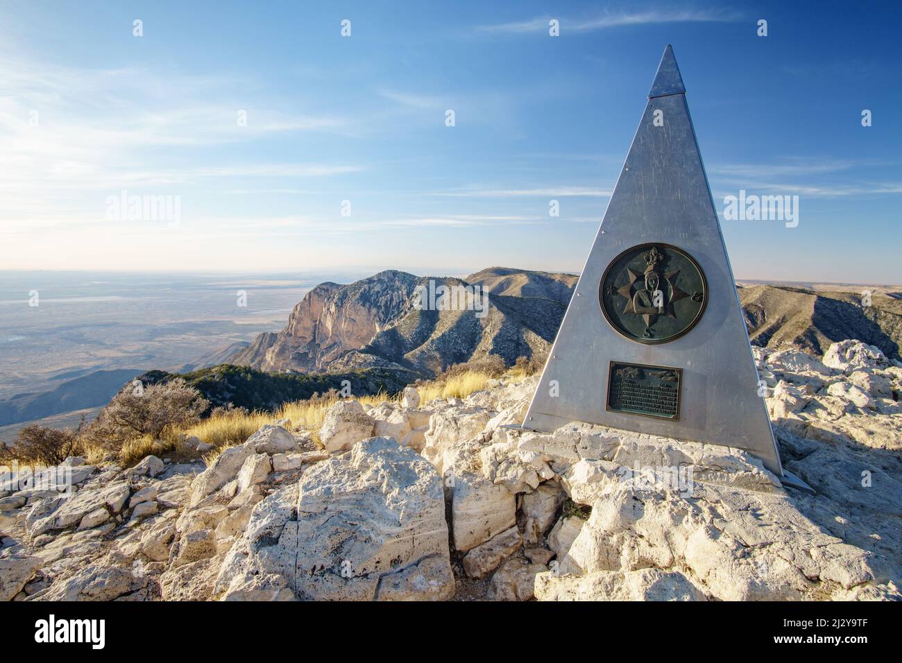 Top of Guadalupe Peak Texas, Summit Sign, American Airlines Summit ...