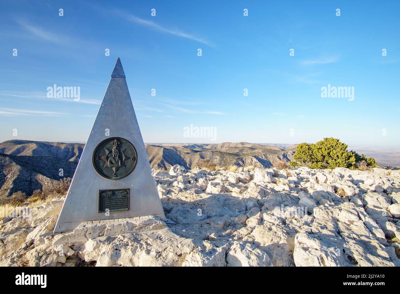 Top of Guadalupe Peak Texas, Summit Sign, American Airlines Summit ...