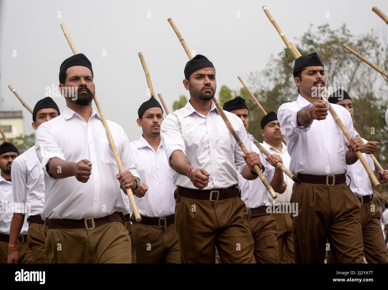 Guwahati, India. 3rd Apr, 2022. Rashtriya Swayamsevak Sangh (RSS ...