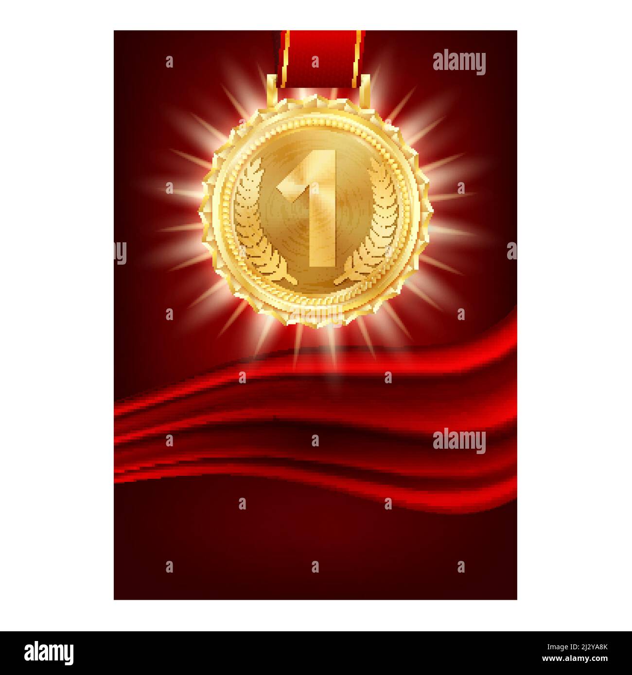 Winner Award Creative Promotional Banner Vector Stock Vector Image ...