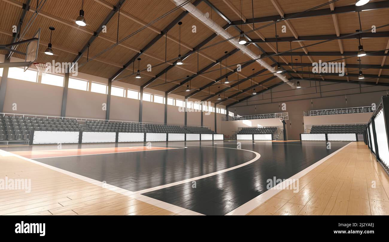 Side View Of A Basketball Court Bleachers Bleachers | Bleachers,