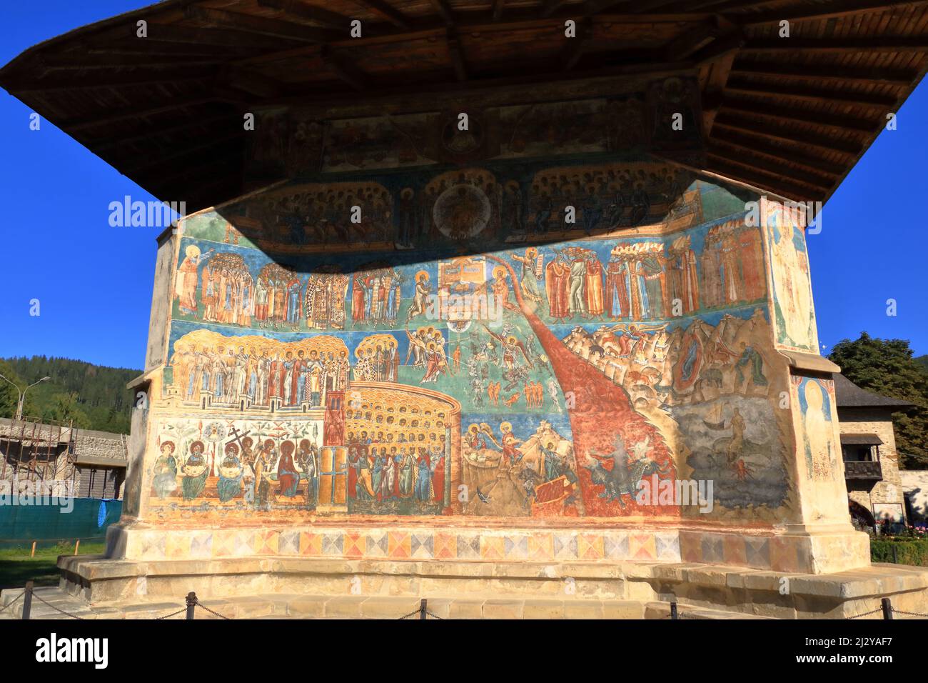 The Voronet Monastery is one of Romanian Orthodox monasteries in the ...