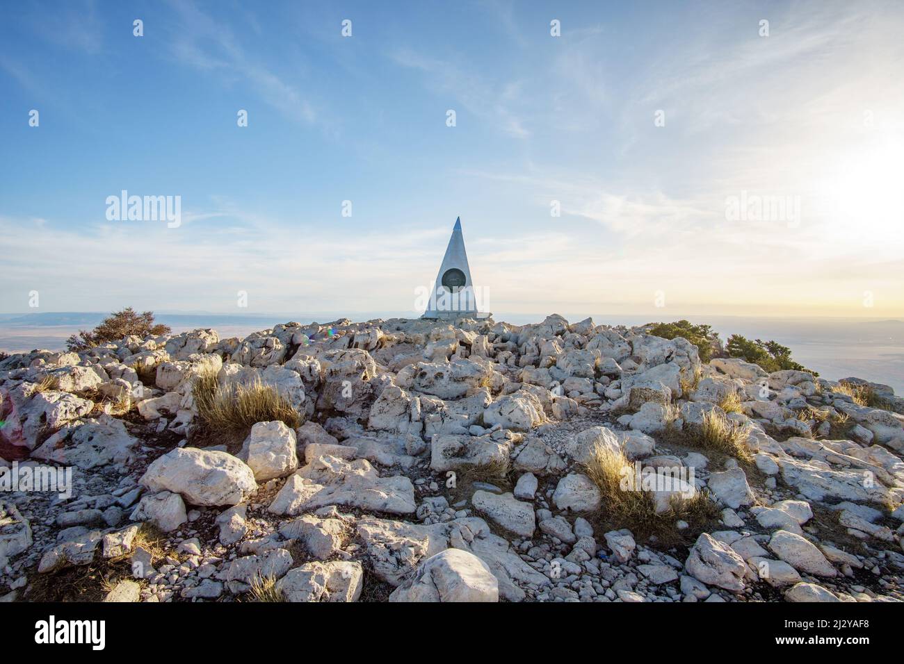 Top of Guadalupe Peak Texas, Summit Sign, American Airlines Summit ...