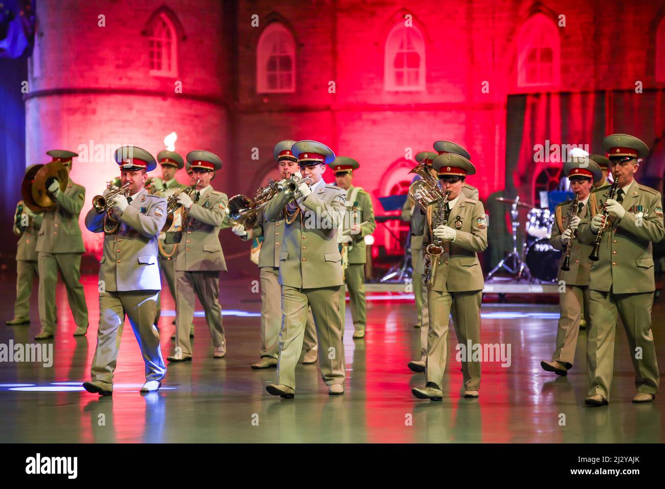 Parade ground formation hi-res stock photography and images - Alamy