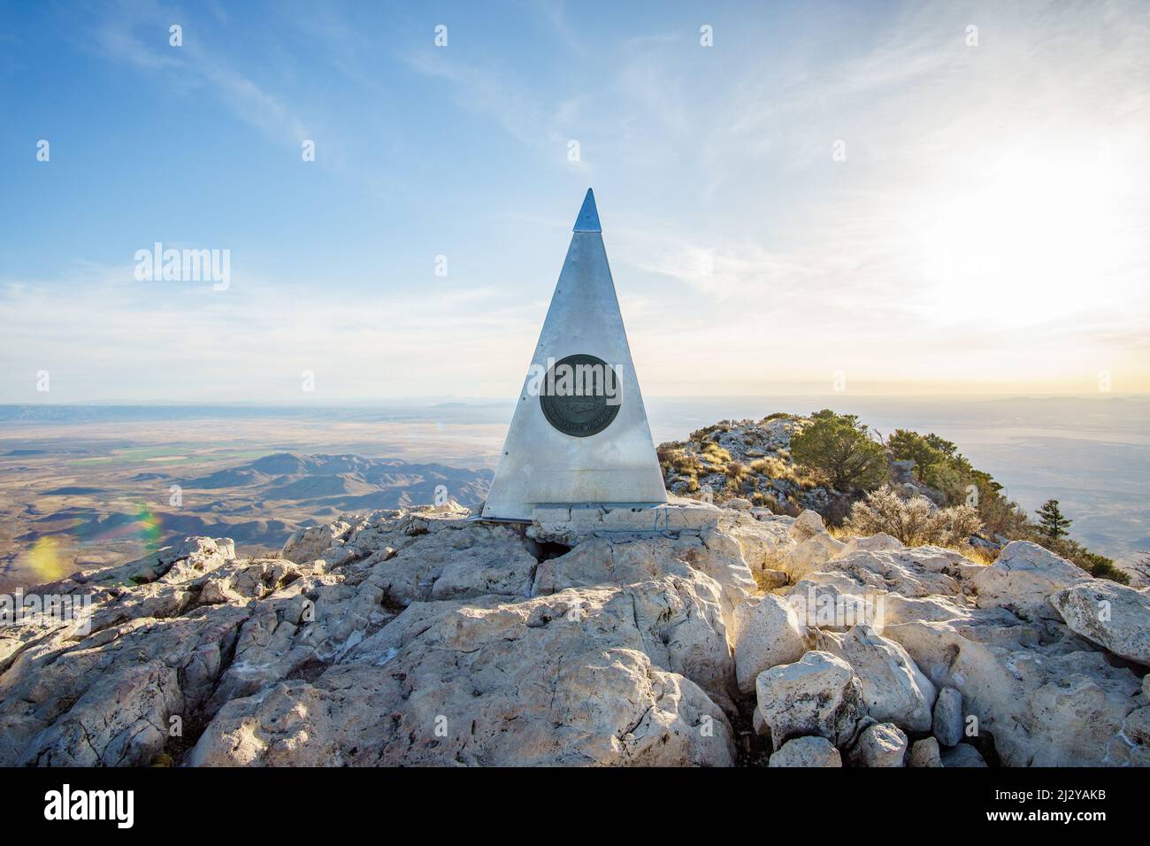 Top of Guadalupe Peak Texas, Summit Sign, American Airlines Summit ...