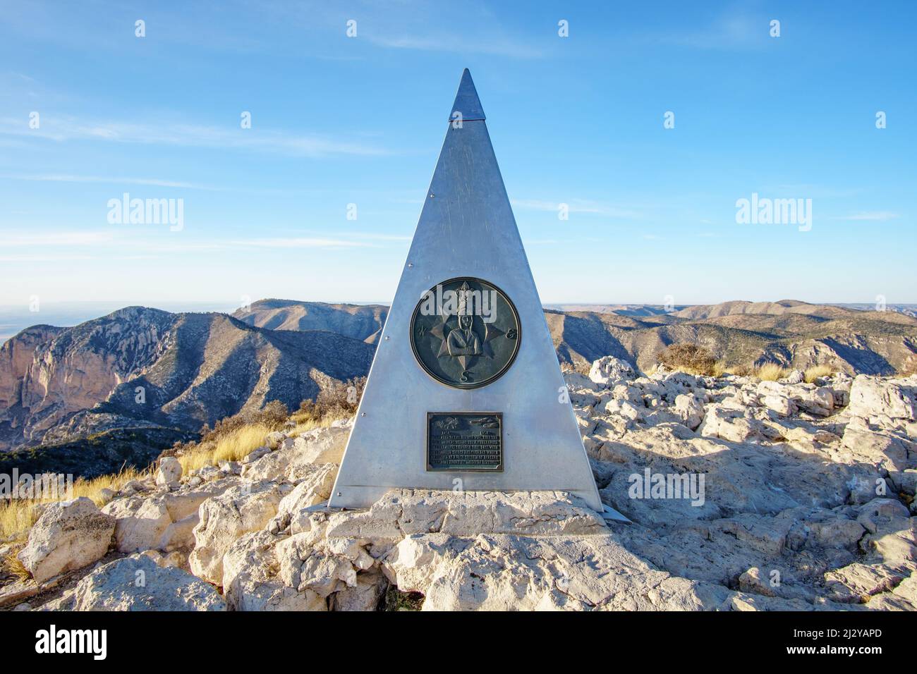 Top of Guadalupe Peak Texas, Summit Sign, American Airlines Summit ...