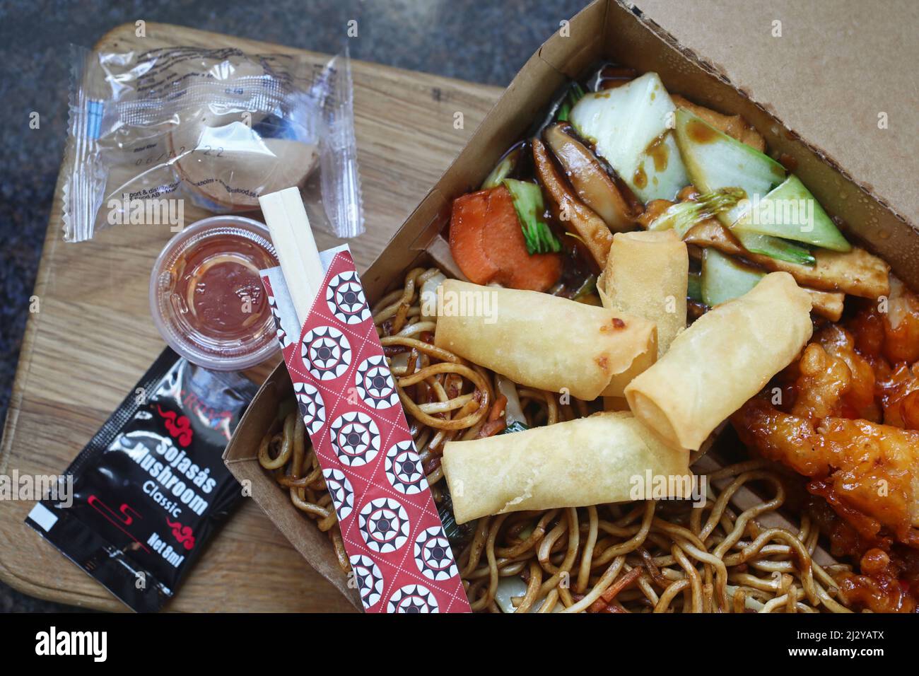 Asian food from Chopchop restaurant Stock Photo - Alamy