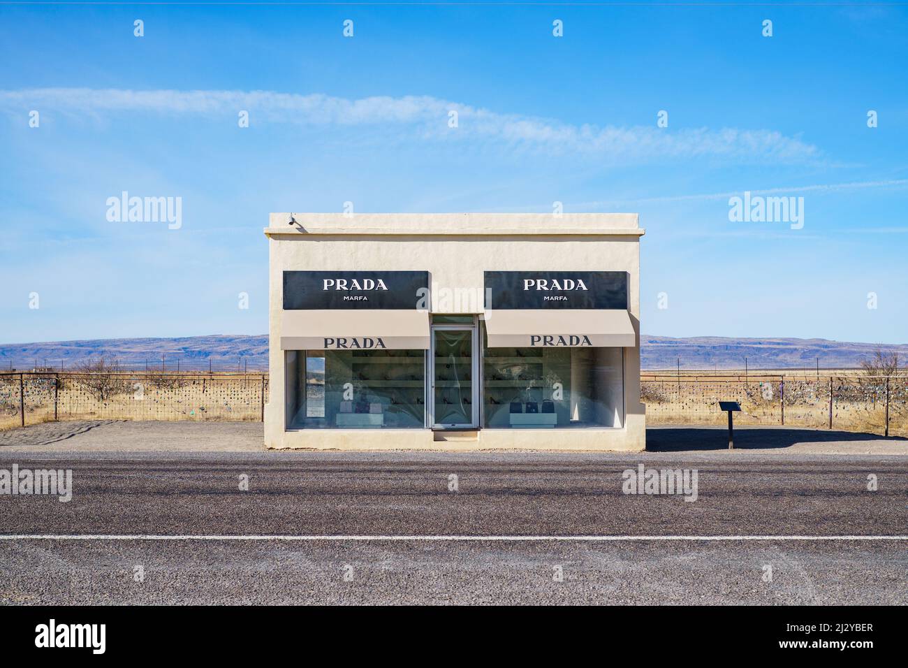 Prada Marfa Shoe Store Art Installation, Marfa Texas, Presidio County ...