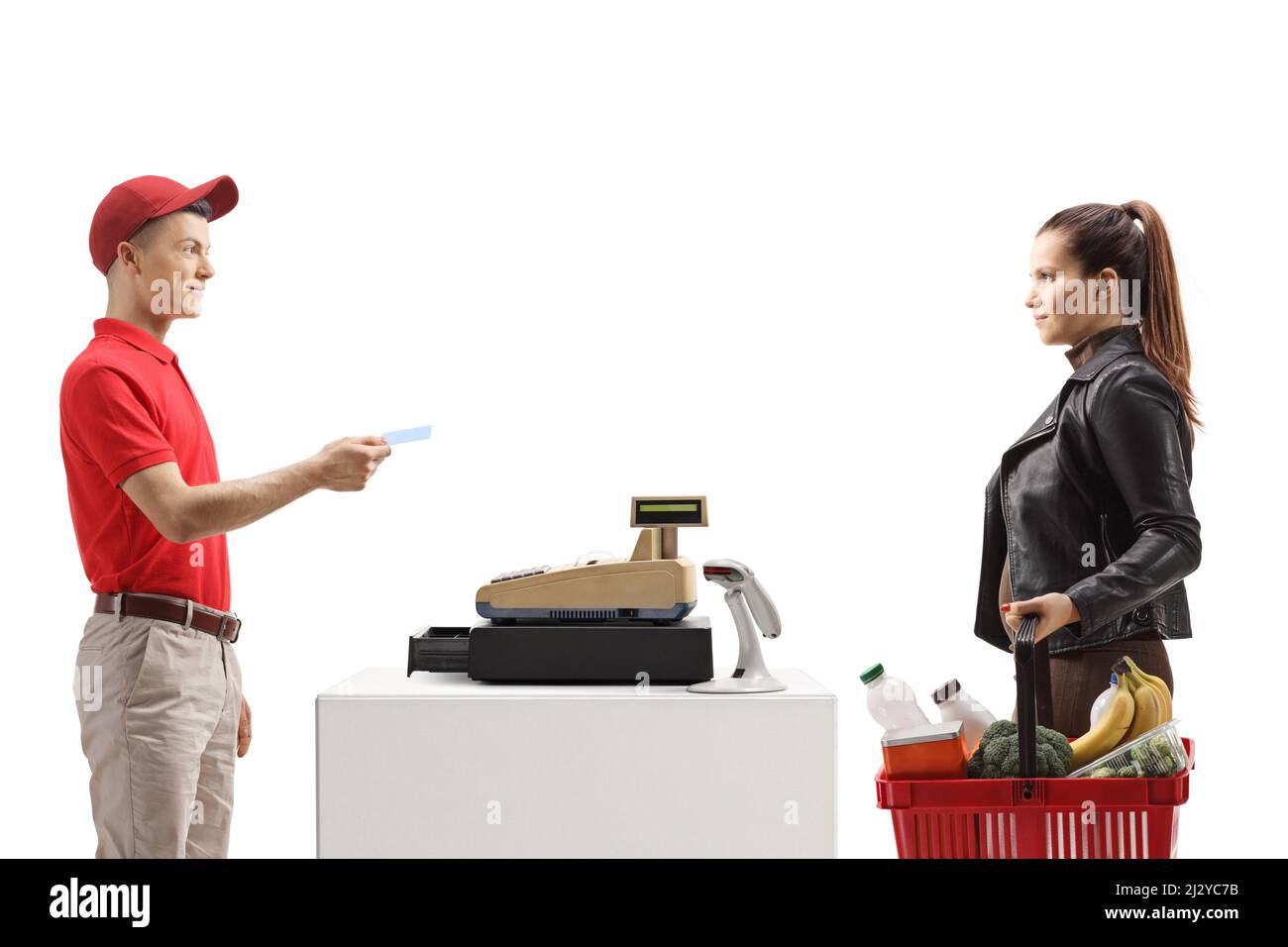 Customer service isolated hi-res stock photography and images - Alamy