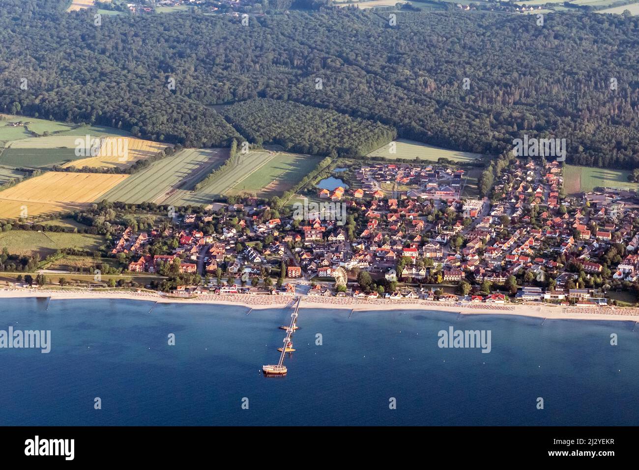 Aerial view coastal city on hi-res stock photography and images - Alamy
