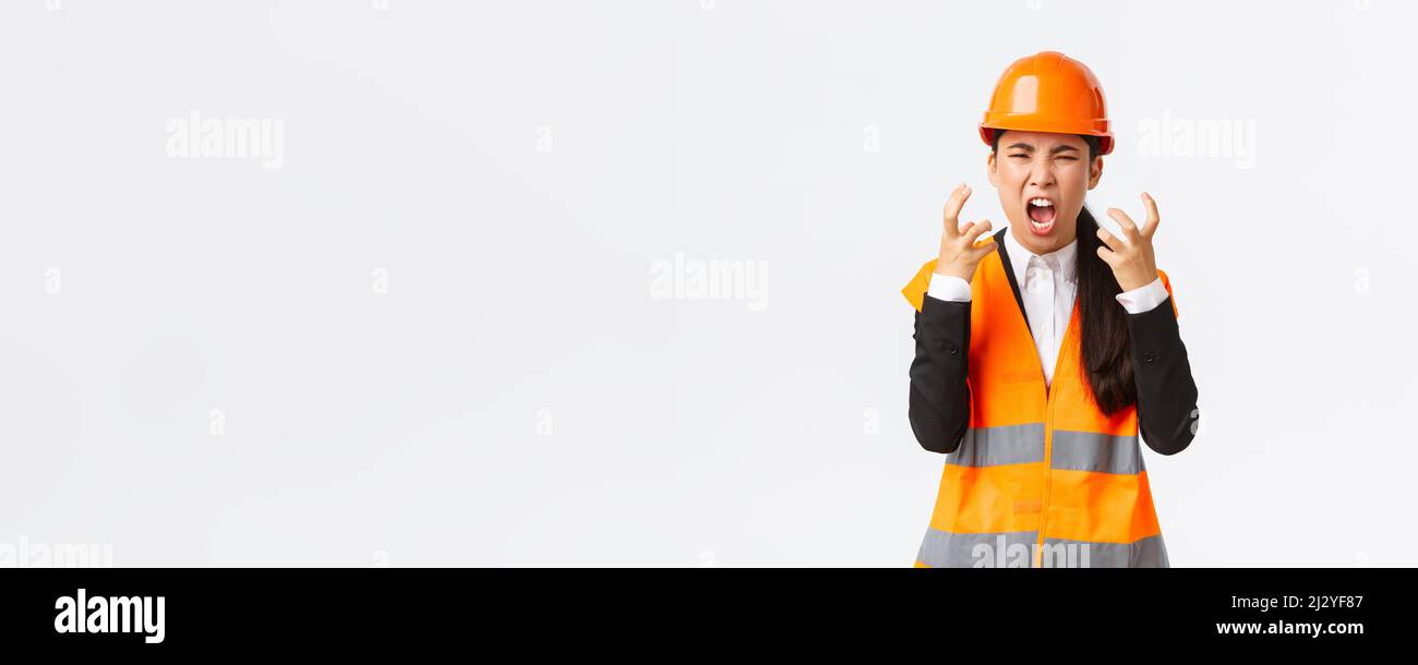 Woman losing temper at work hi-res stock photography and images - Alamy