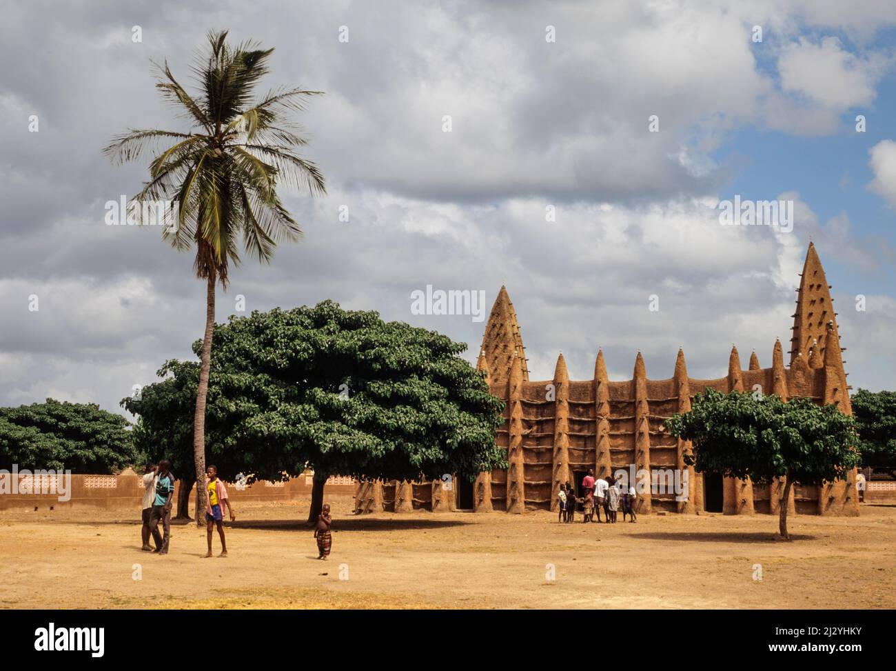 Kong, Ivory Coast, Cote d'Ivoire. The Main Mosque of Kong, in the ...