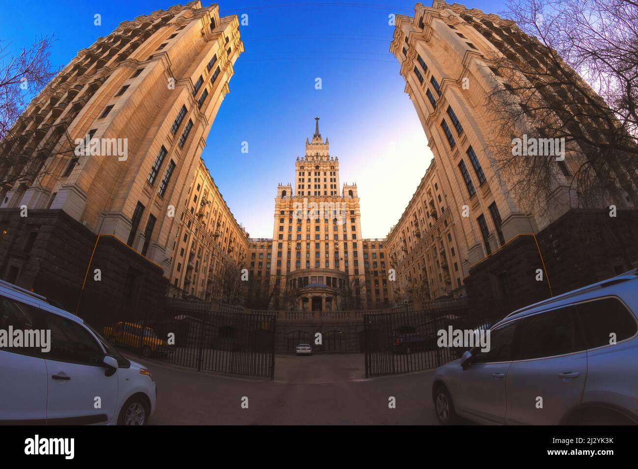 A high-rise building at the Red Gate in Moscow, Russia Stock Photo - Alamy