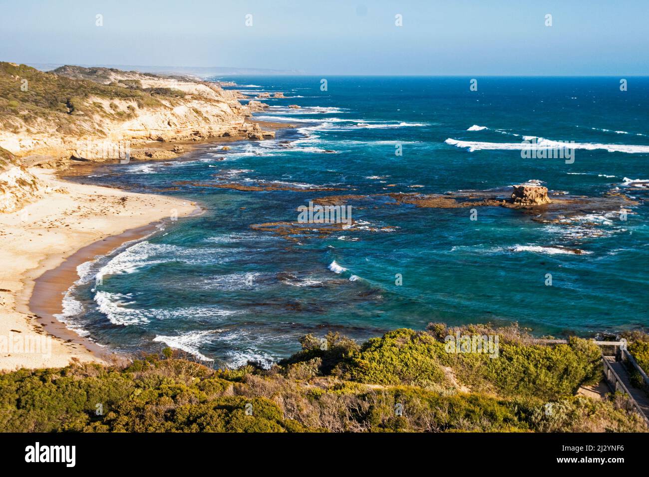 beach at Victoria, Australia with dunes and flora Stock Photo - Alamy