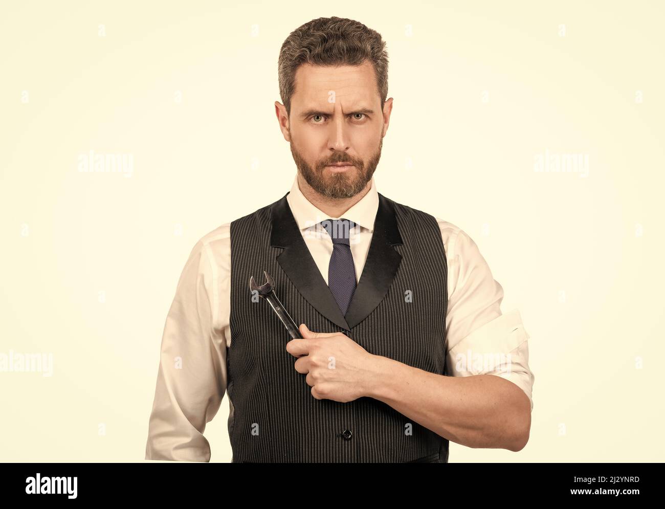 business success. successful man in businesslike suit. entrepreneur ...