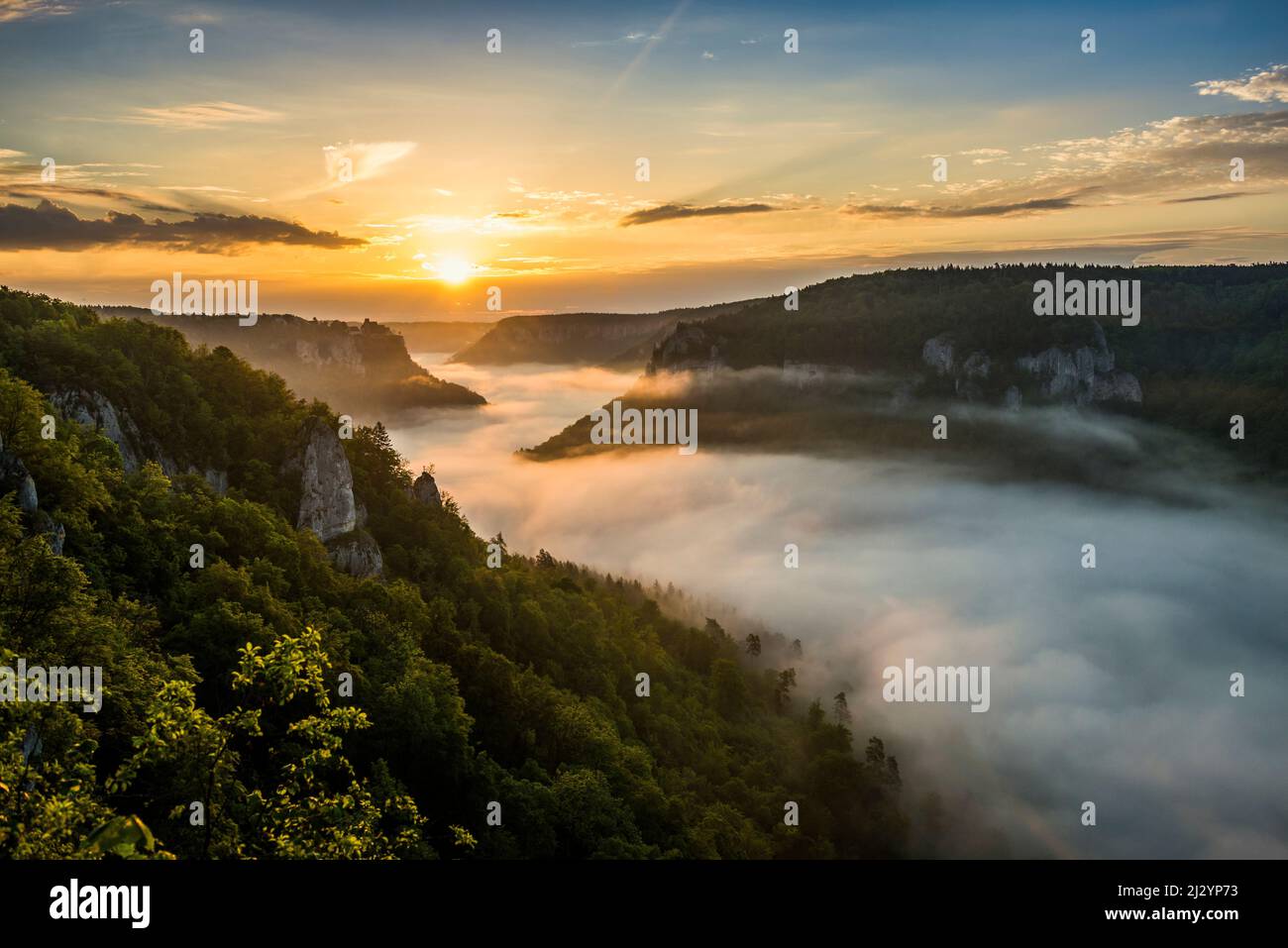 Upper danube nature park castle hi-res stock photography and images - Alamy