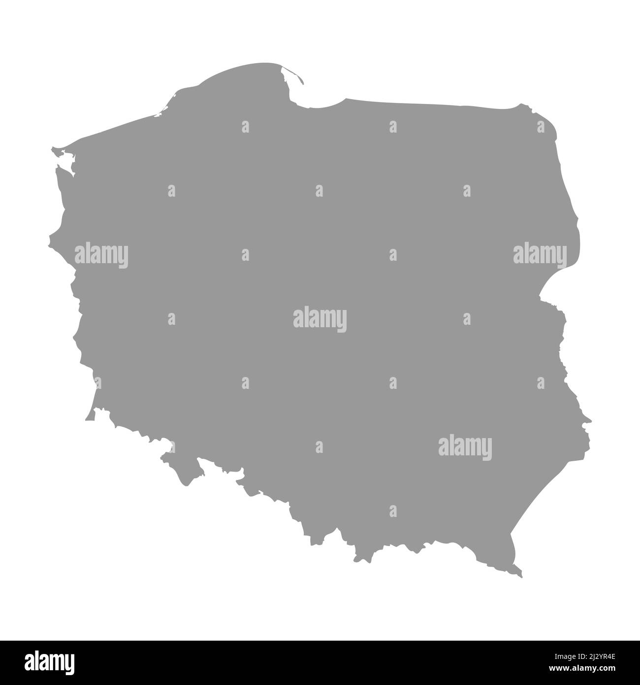 Poland blank map Black and White Stock Photos & Images - Alamy