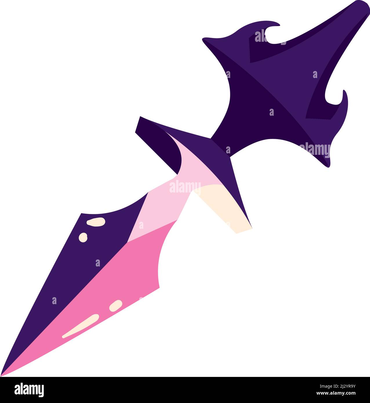 purple dagger illustration Stock Vector Image & Art - Alamy