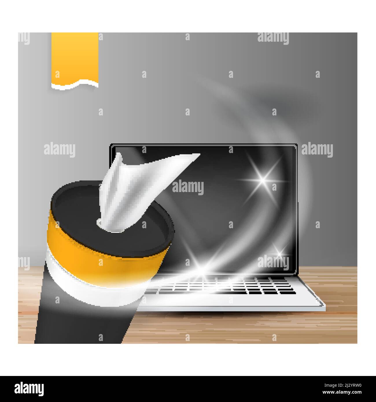 Cleaning Wipes Creative Promotion Banner Vector Stock Vector Image ...