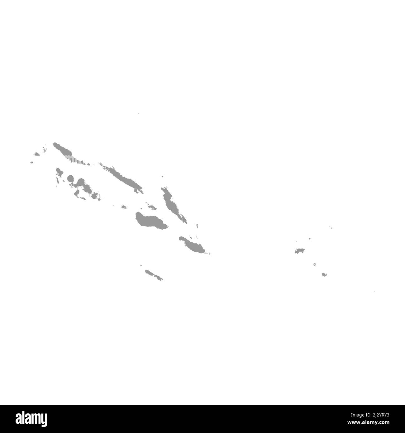Solomon Islands vector country map silhouette Stock Vector Image & Art ...