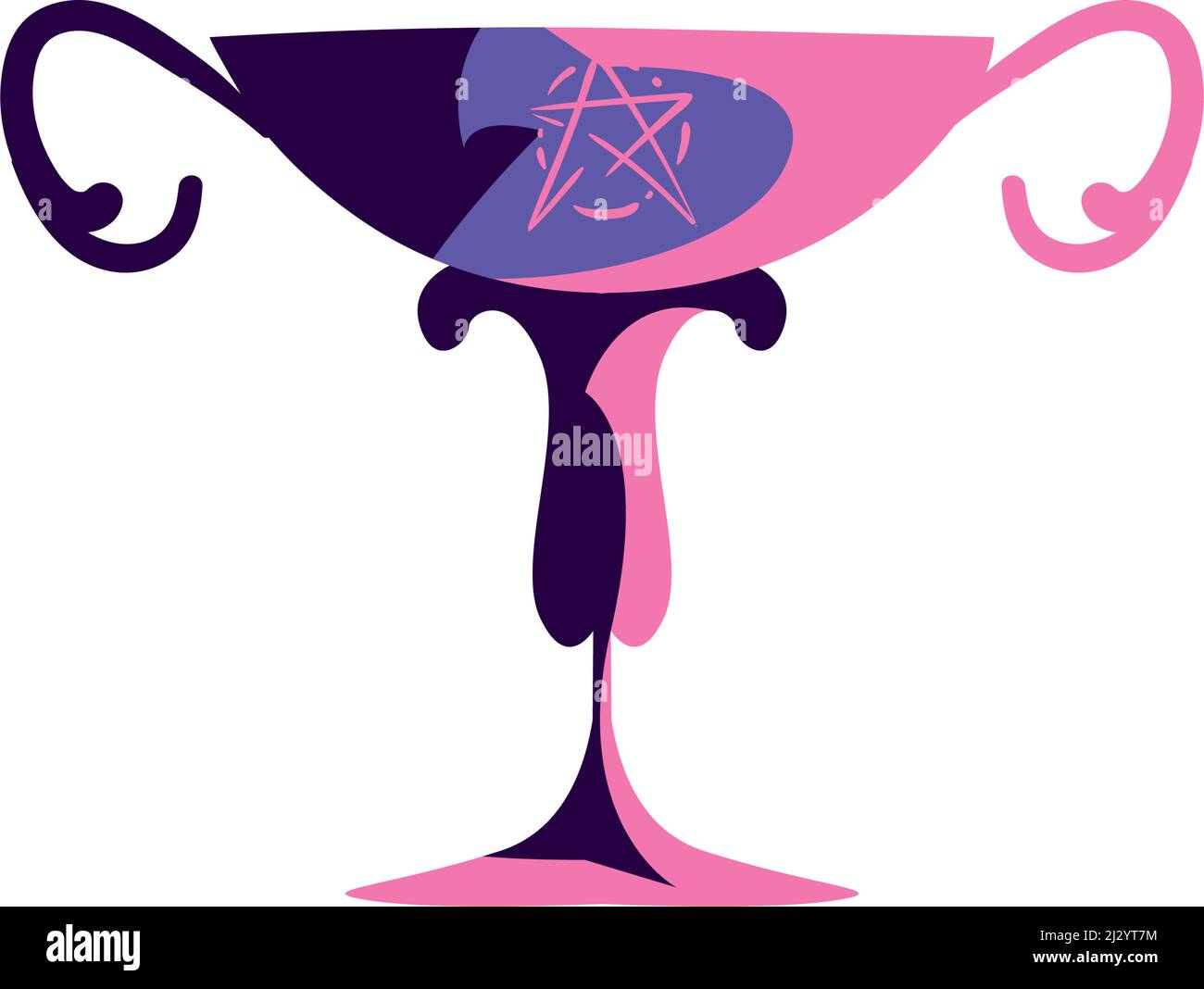 purple magic cup Stock Vector Image & Art - Alamy