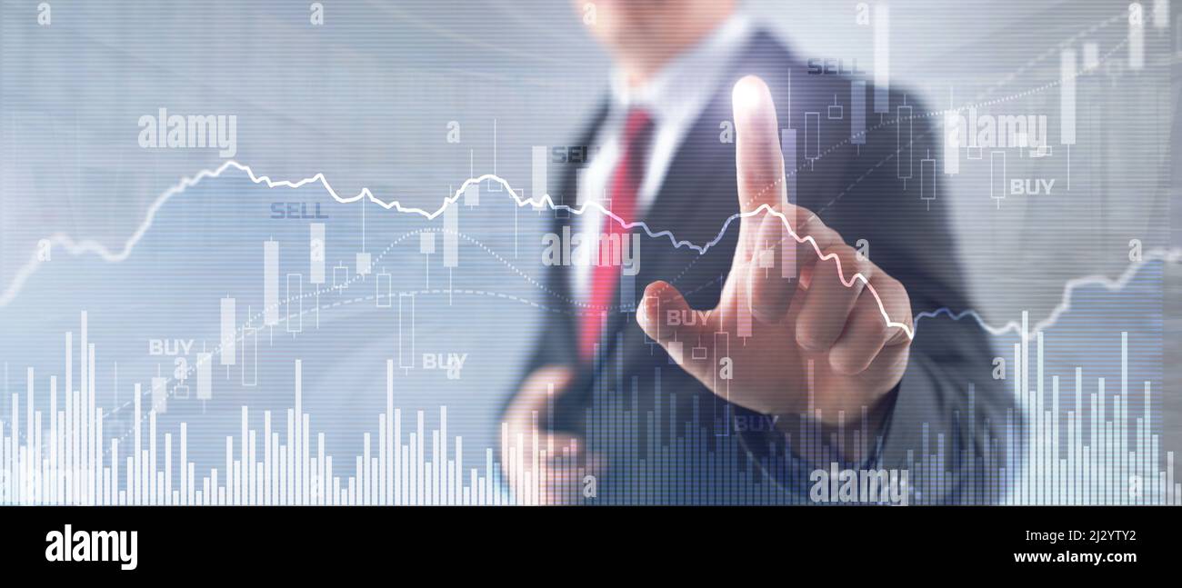 Trading Investment Economics concept. Trade concept. Stock market ...