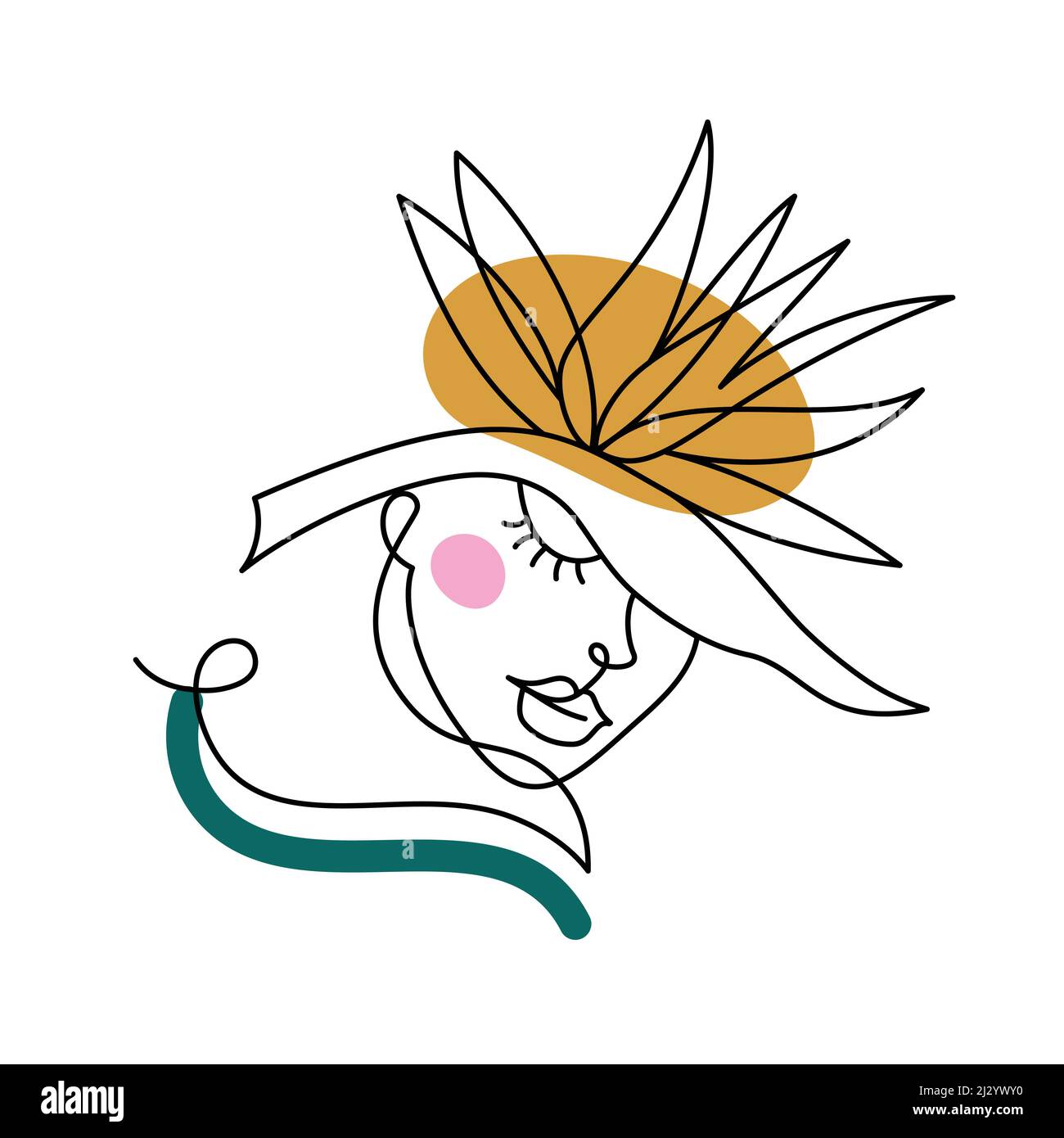 Flower head shape Stock Vector Images - Alamy