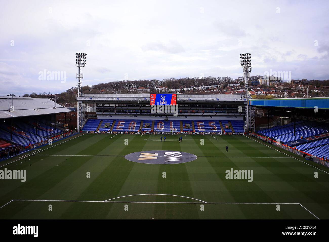 London, UK. 04th Apr, 2022. A General view of inside the Selhurst Park ...