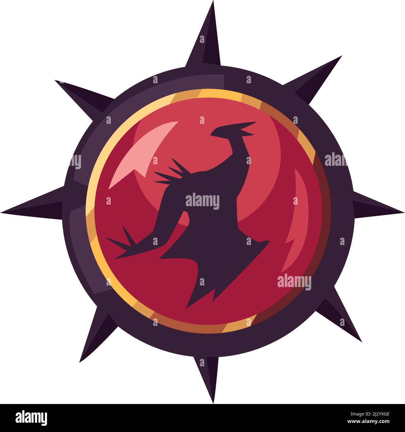 red dragon fantasy shield Stock Vector Image & Art - Alamy