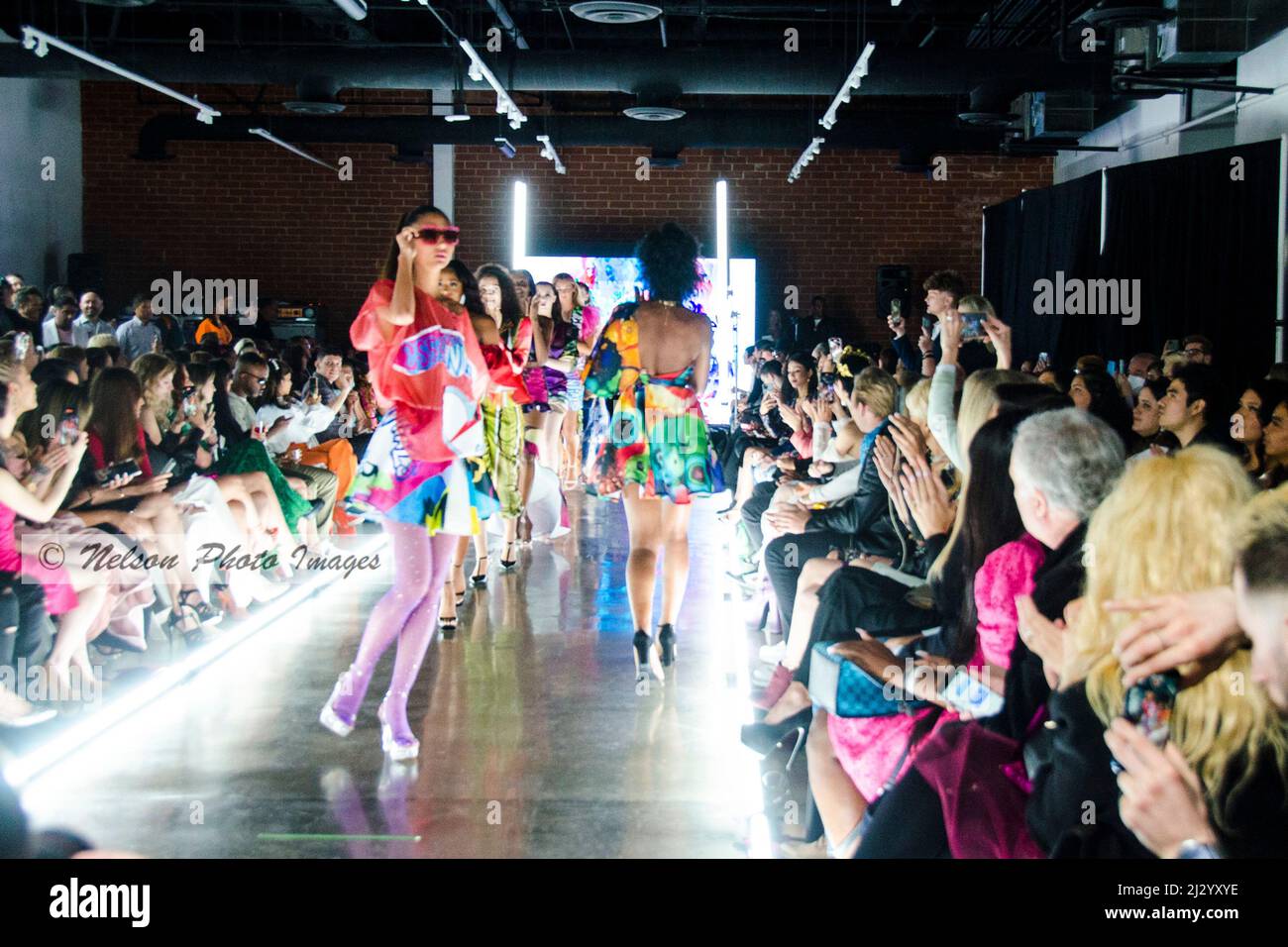 LUMIERE RUNWAY FASHION SHOW L.A Fashion Week 2022 Stock Photo - Alamy