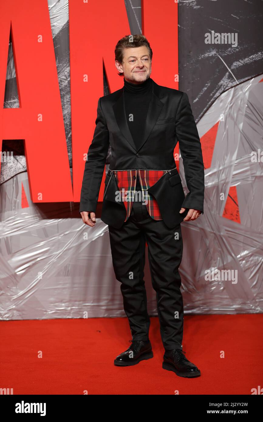 Andy Serkis attends a special screening of The Batman at BFI IMAX ...