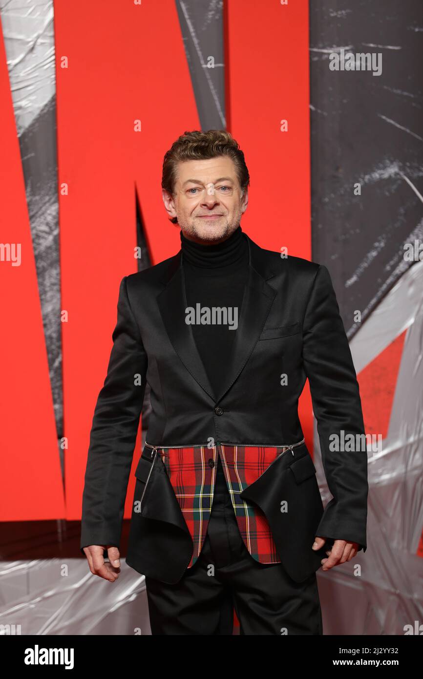 Andy Serkis attends a special screening of The Batman at BFI IMAX ...