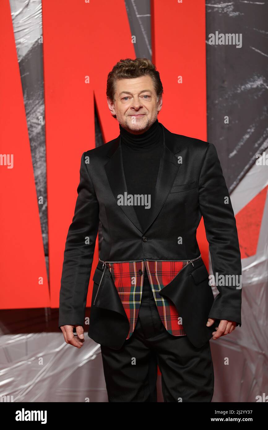 Andy Serkis attends a special screening of The Batman at BFI IMAX ...
