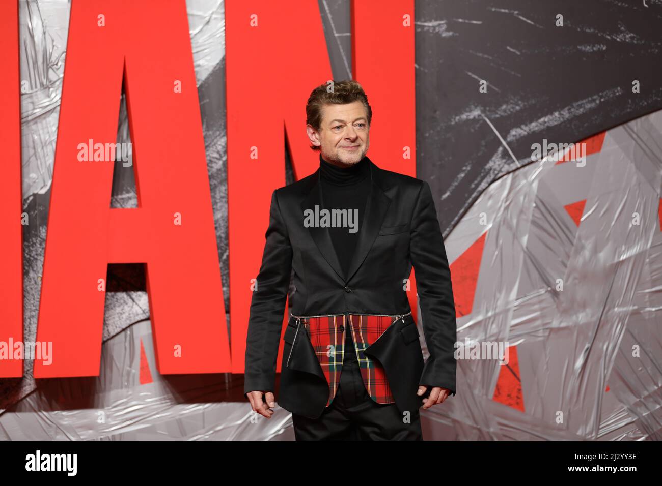 Andy Serkis attends a special screening of The Batman at BFI IMAX ...