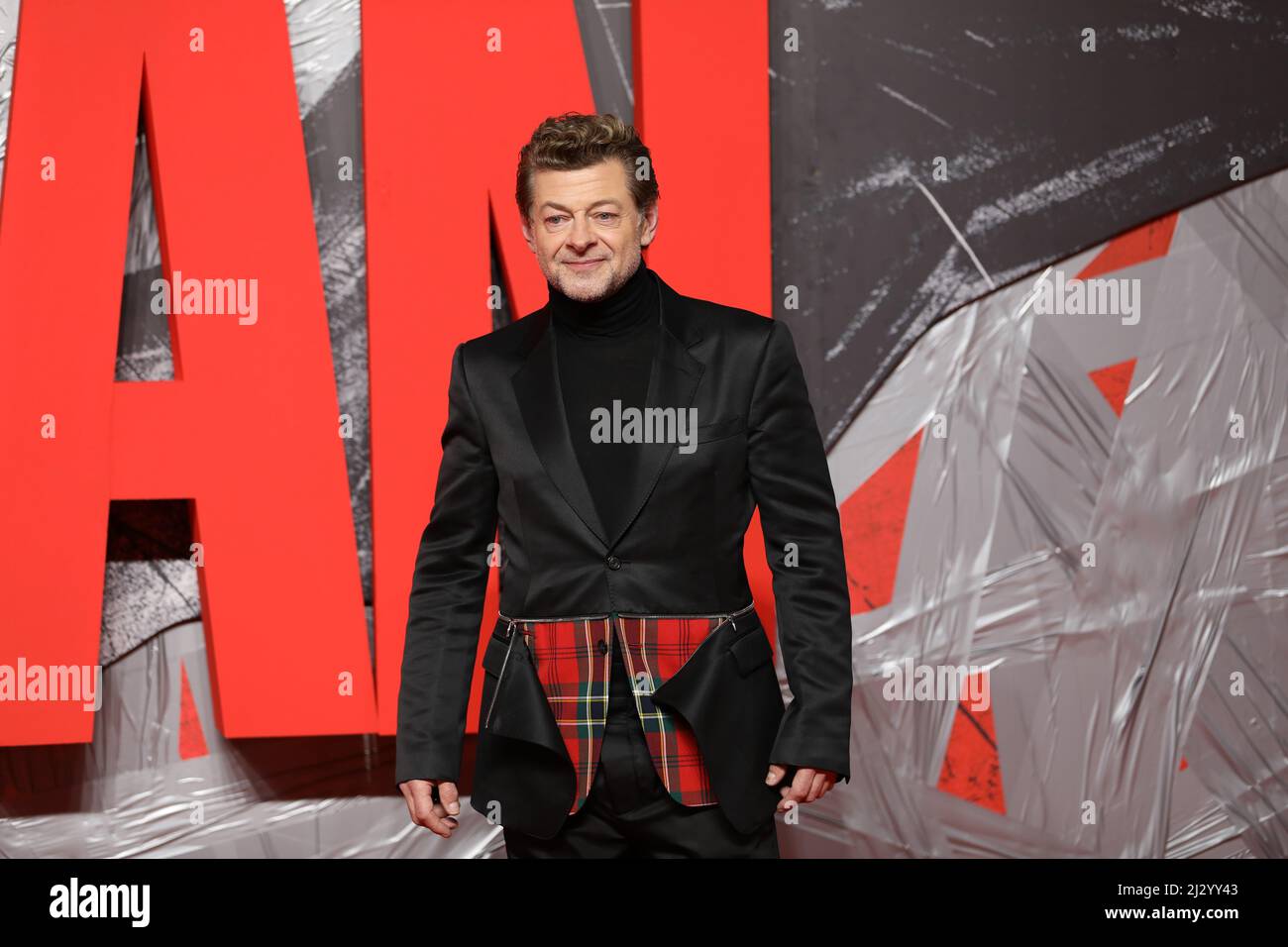 Andy Serkis attends a special screening of The Batman at BFI IMAX ...