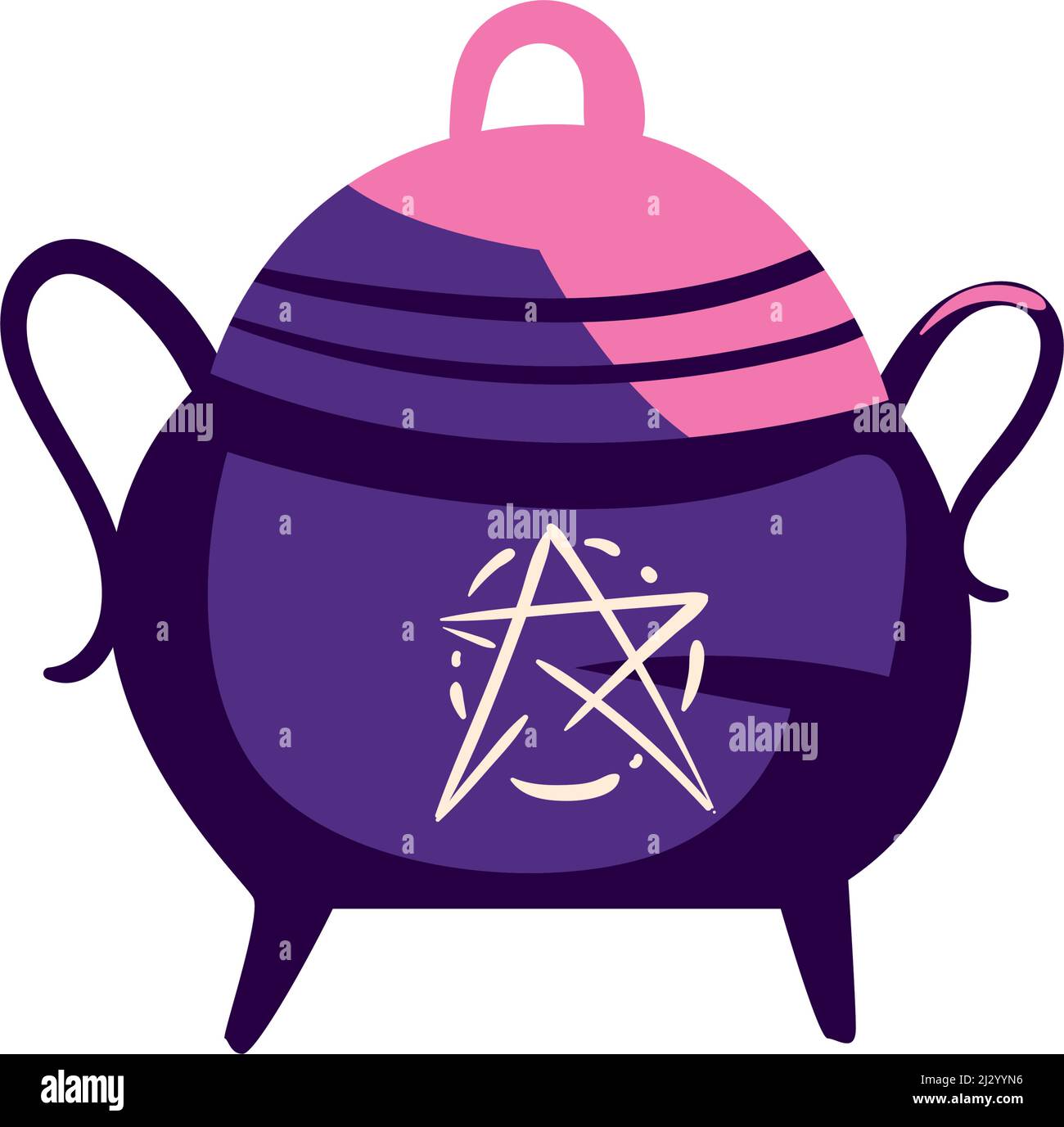 witch caldron design Stock Vector Image & Art - Alamy