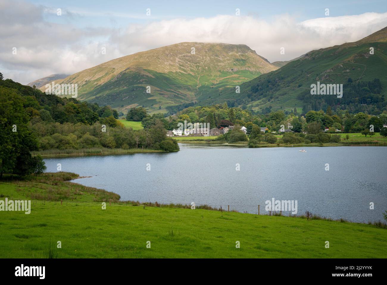 Grasmere Lake in Lake District, UK, Cumbria Stock Photo - Alamy