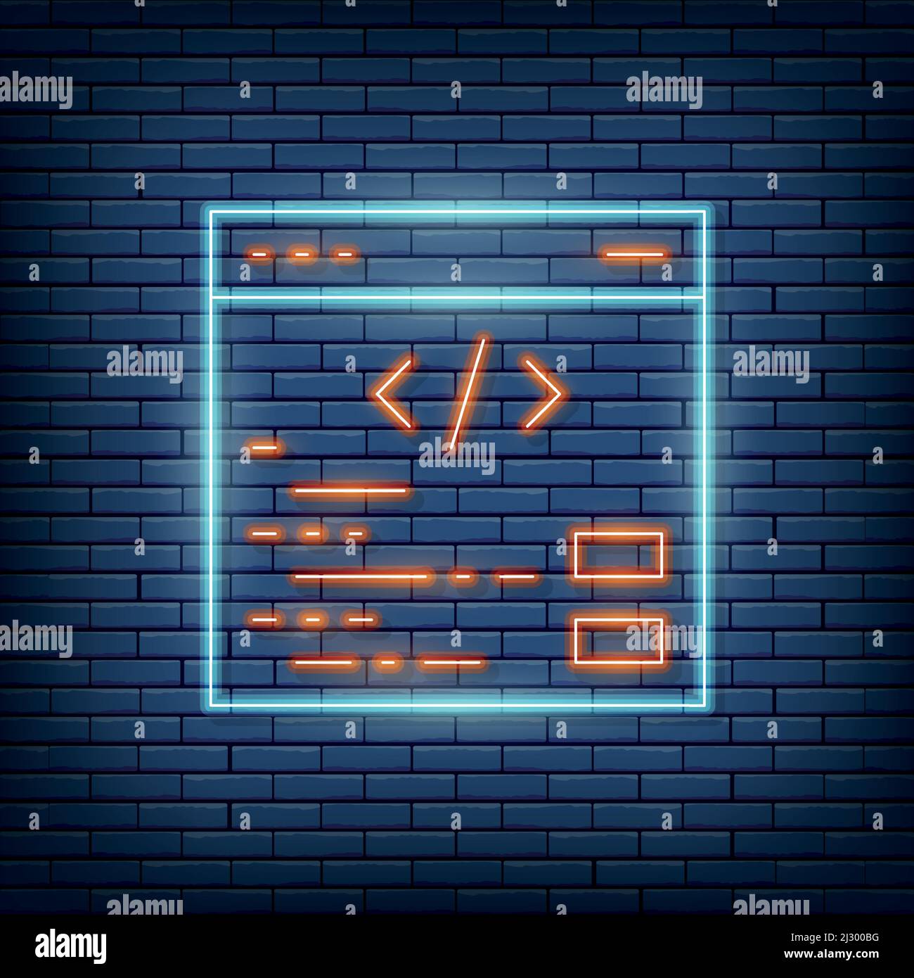 Vector webpage repair, internet development, seo neon sign. Vector ...