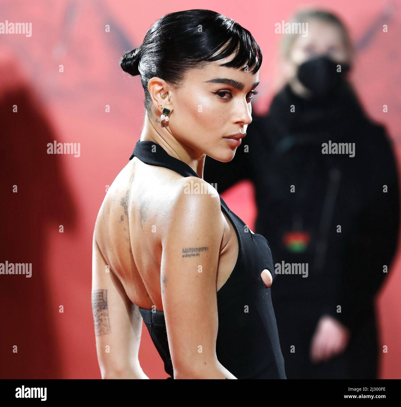 Zoe Kravitz attends a special screening of The Batman at BFI IMAX ...