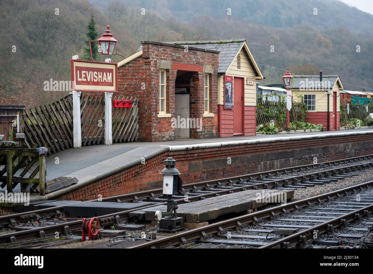 Santa Special Train, Moorlander, steam train on a way from Pickering to ...