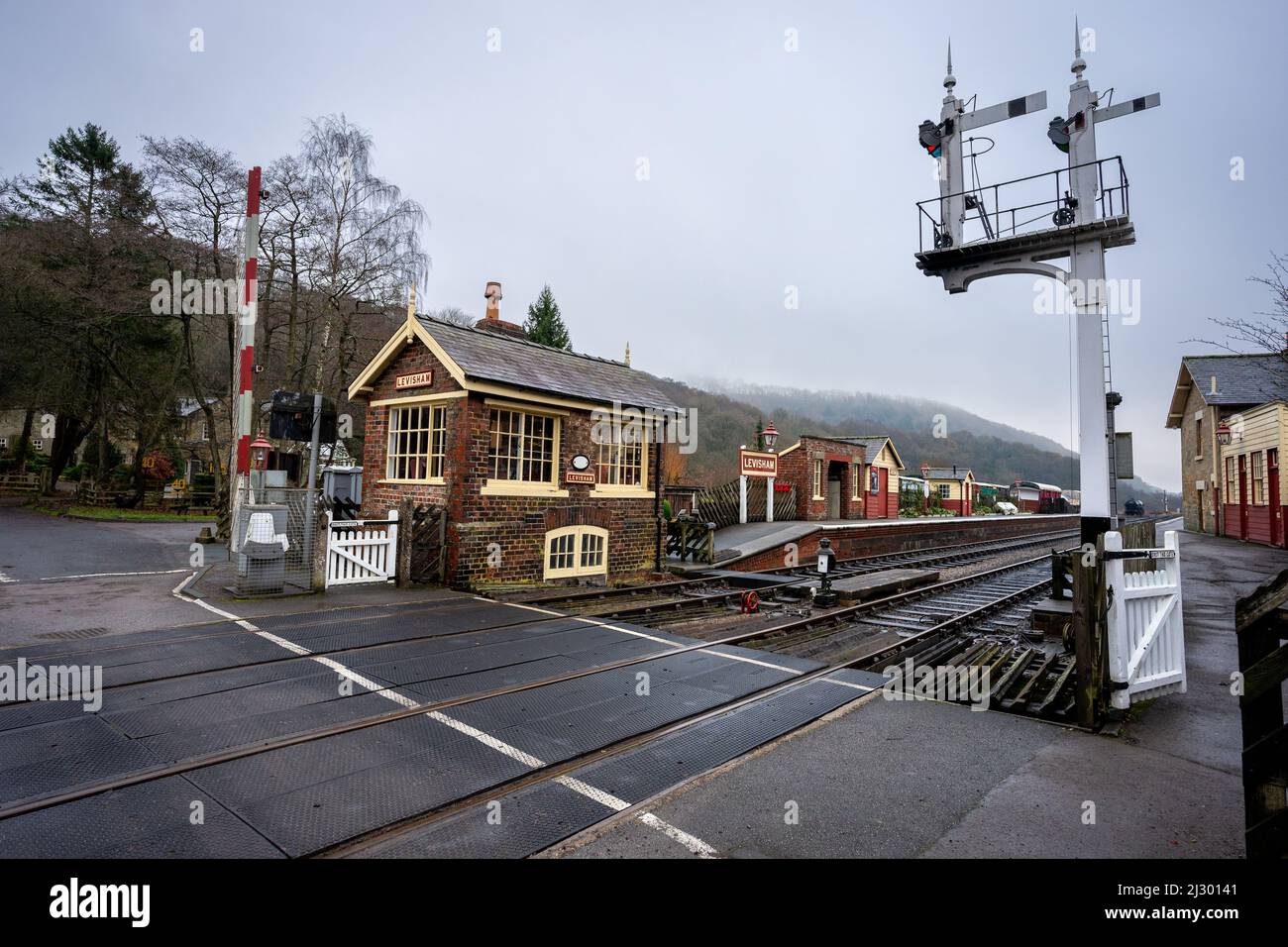 Santa Special Train, Moorlander, steam train on a way from Pickering to ...