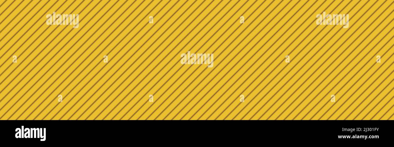 Panoramic abstract yellow-orange texture background slanted lines ...