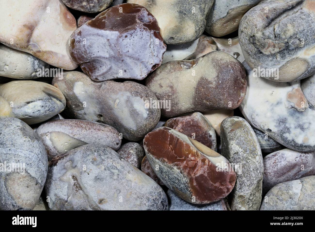 flints from Heligoland, Germany for background use Stock Photo - Alamy