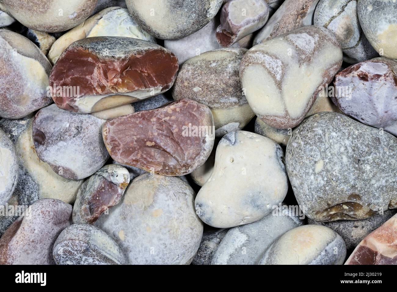 flints from Heligoland, Germany for background use Stock Photo - Alamy