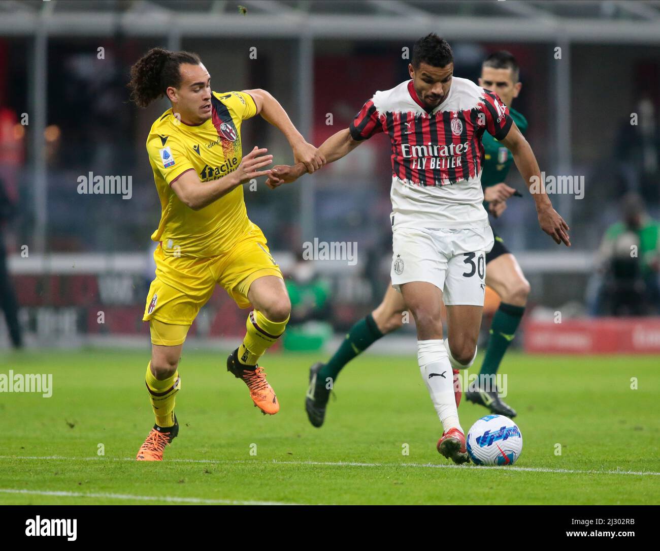 Junior Messias (Ac Milan) during the Italian championship Serie A ...