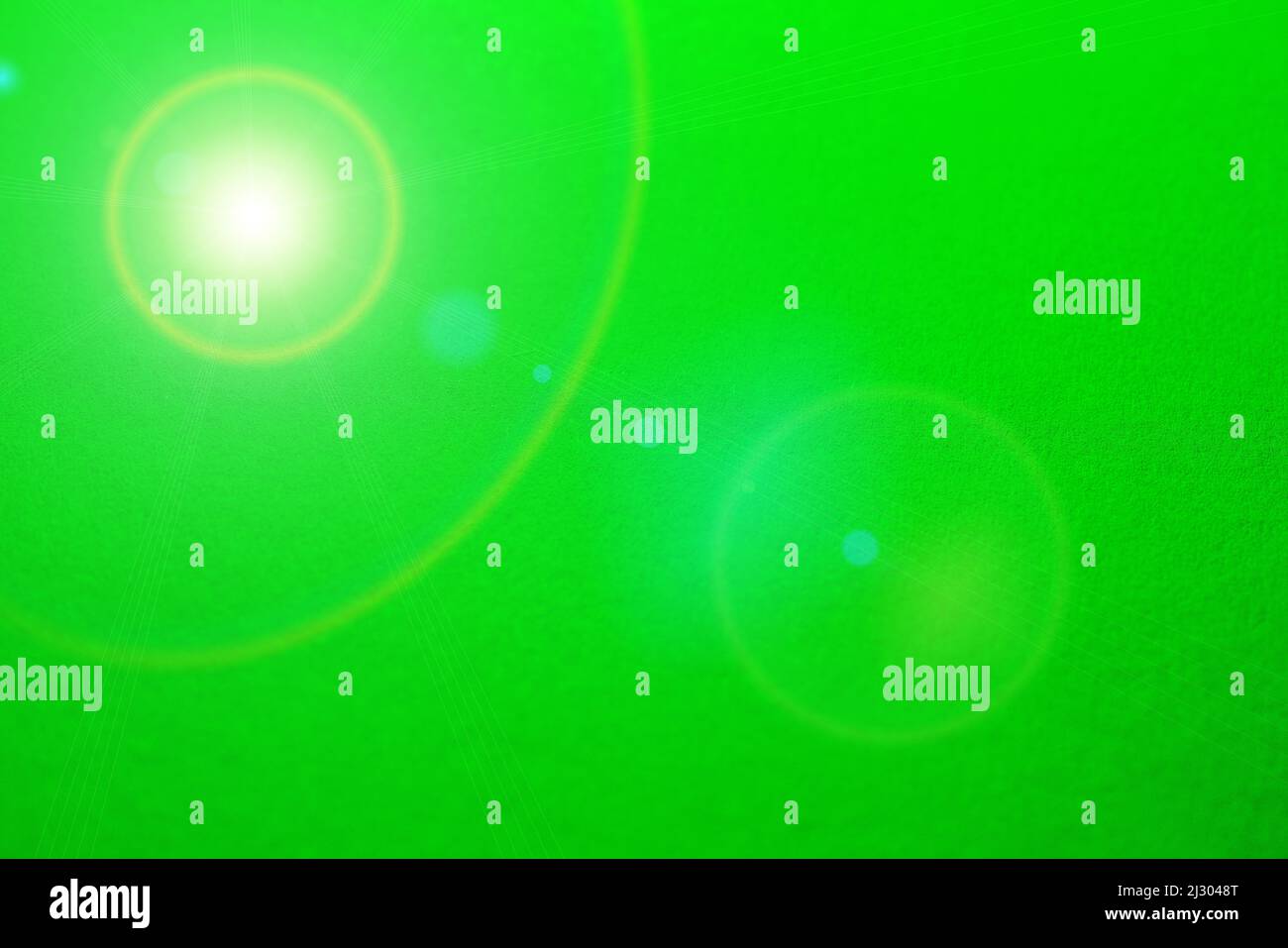 A pure beam of light on a green screen background Stock Photo - Alamy