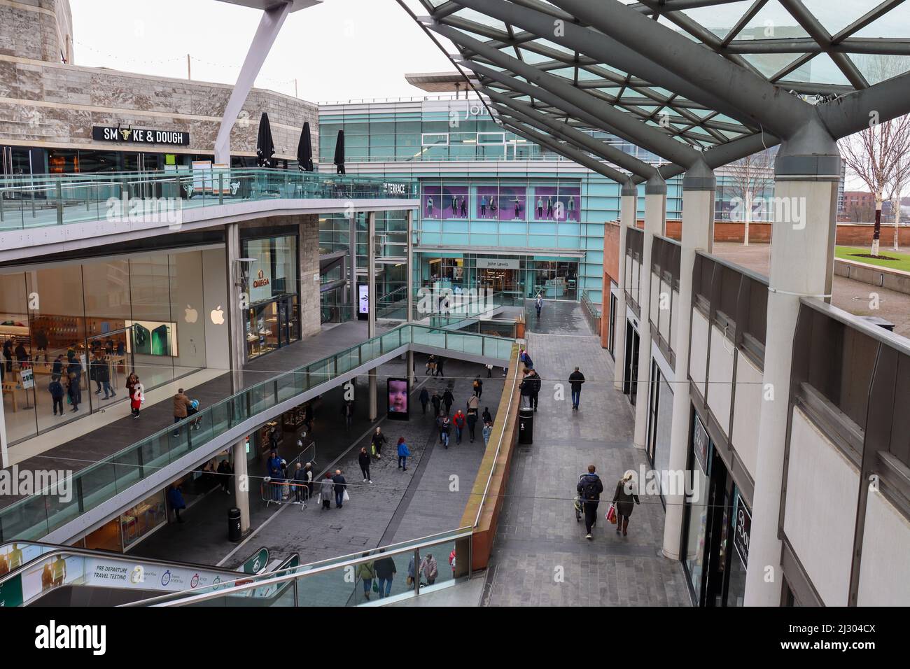 Liverpool One Shopping Centre Stock Photo - Alamy