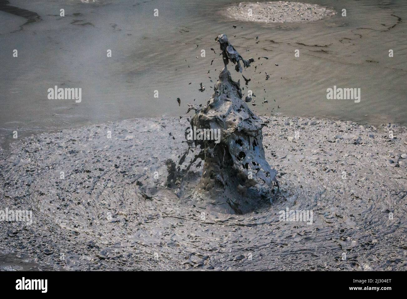 A boiling mud pools, Wai -O-Tapu, Waikato, New Zealand Stock Photo - Alamy