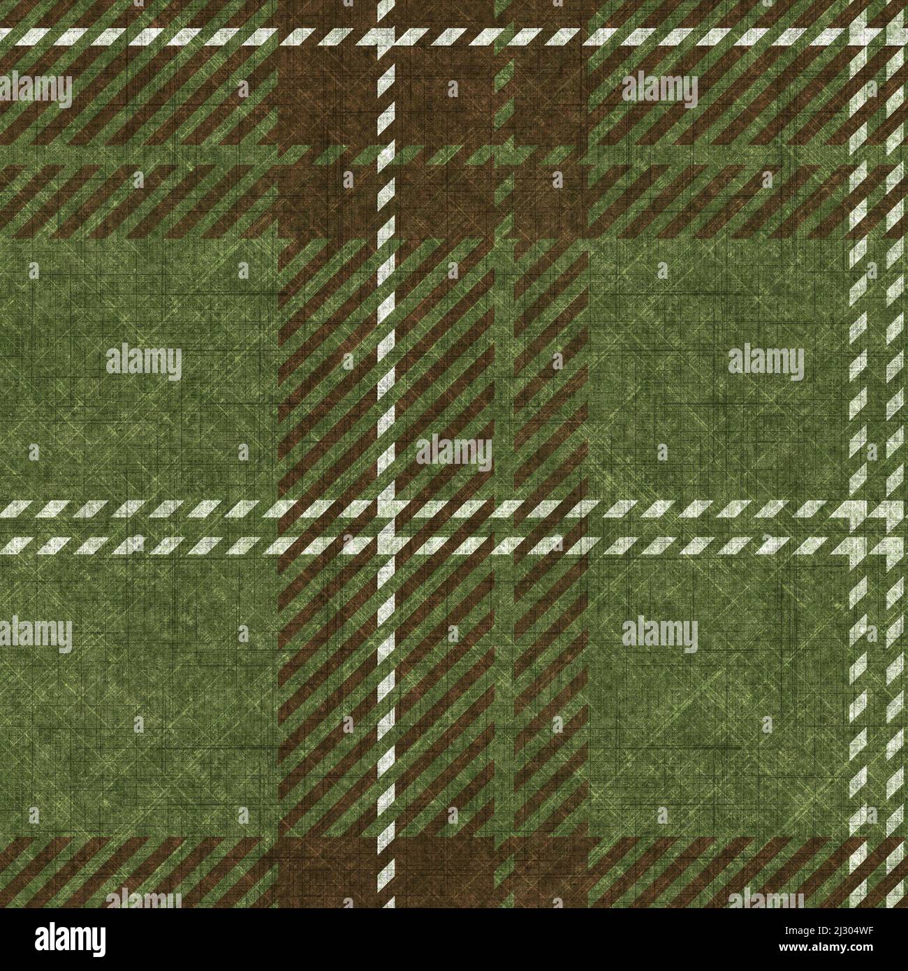 Muted green winter woven plaid texture. Seamless woolen scottish style ...
